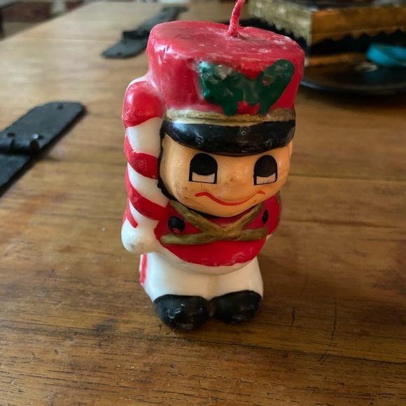 Holiday | Vintage Toy Soldier Wax Candle | Poshmark